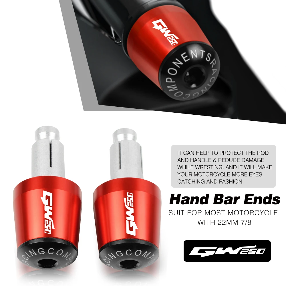 7-8-22mm-Motorcycle-Handlebar-Grips-End-Handle-Bar-Cap-End-Plug-For ...