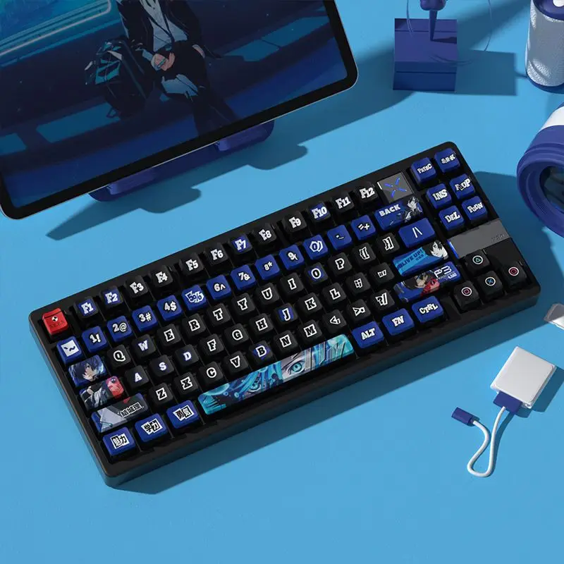 Game P3 Keycaps Persona 122 Keys PBT Keycap OEM Pudding Keycaps Japan ...