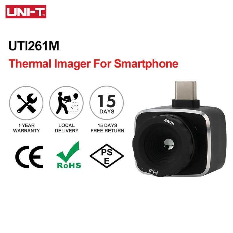 UNI-T-Thermal-Camera-For-Android-Phone-UTI261M-Infrared-Thermal-Imager ...