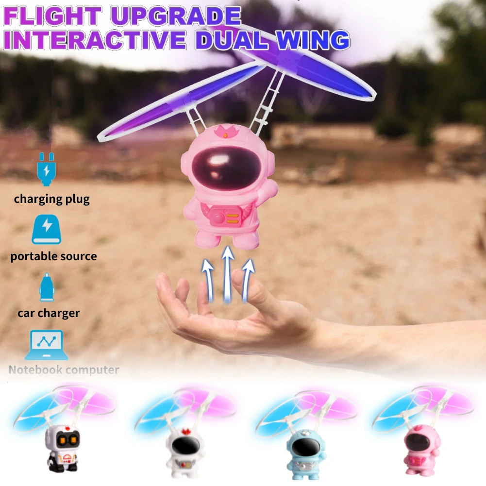2023-Children-Flying-Robot-Toys-Astronaut-Mini-Infrared-Induction ...