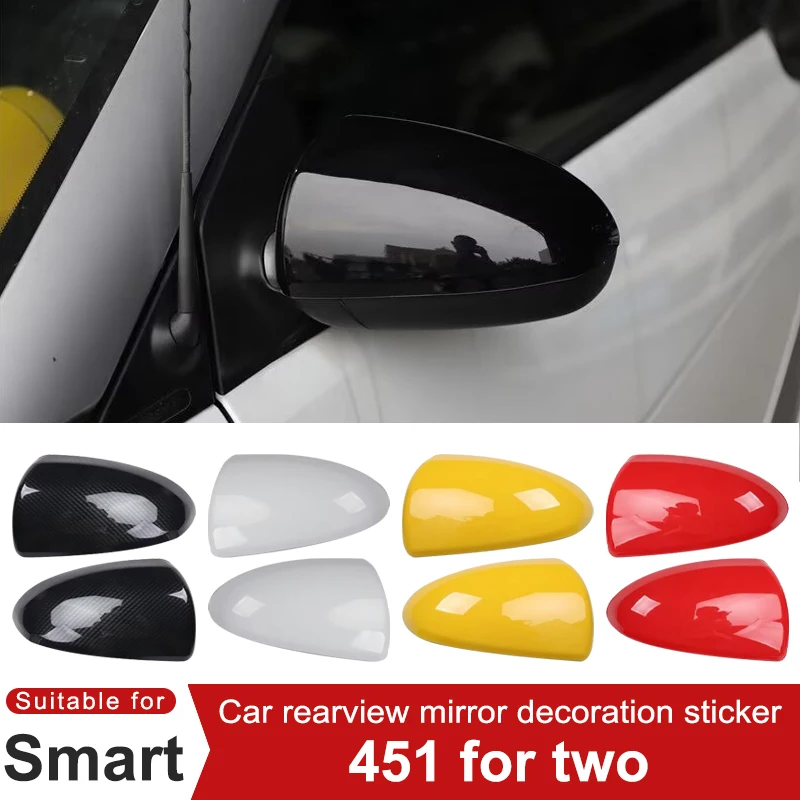 For Smart Brabus 451 Fortwo Car Rearview Mirror Cover Decorative ...