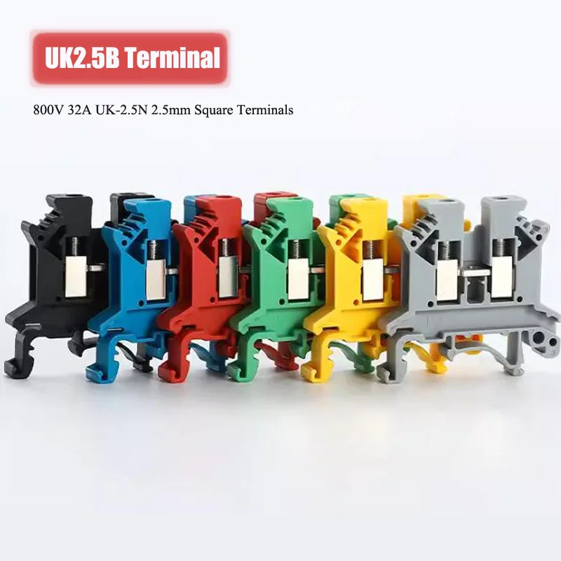 10-100pcs-DIN-Rail-UK2-5B-Terminal-Block-Clamp-Connector-7-Colors-800V-32A-UK-2.jpg