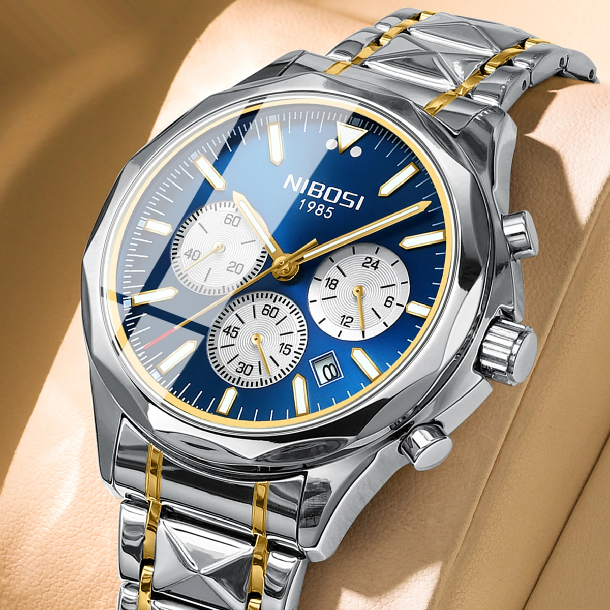 NIBOSI-Men-s-Fashion-Stainless-Steel-Watches-Date-Waterproof ...