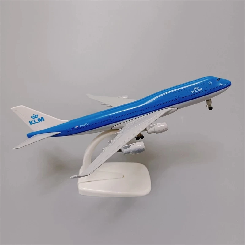 747 B747 Airplane Model 20cm Alloy Metal AIR Netherlands KLM Airlines ...