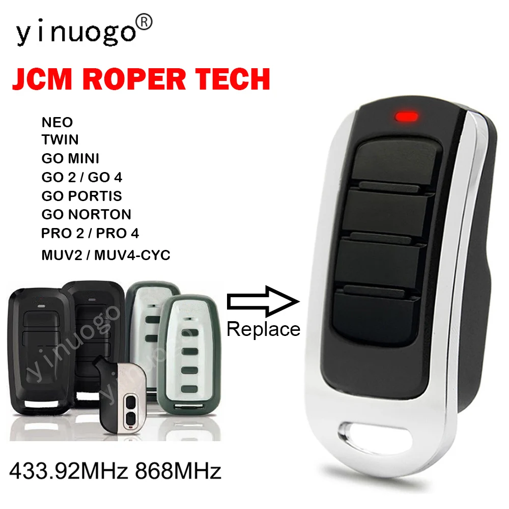 JCM mando a distancia ROPER TECH NEO TWIN GO MINI PRO GO 2 4 PORTIS ...