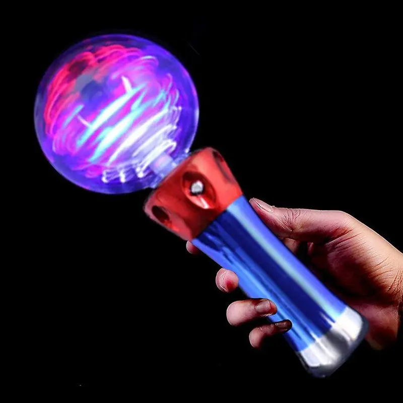 Round-Ball-Glow-Sticks-Light-Up-Spinning-Ball-Wand-Stick-Party-Supplies ...