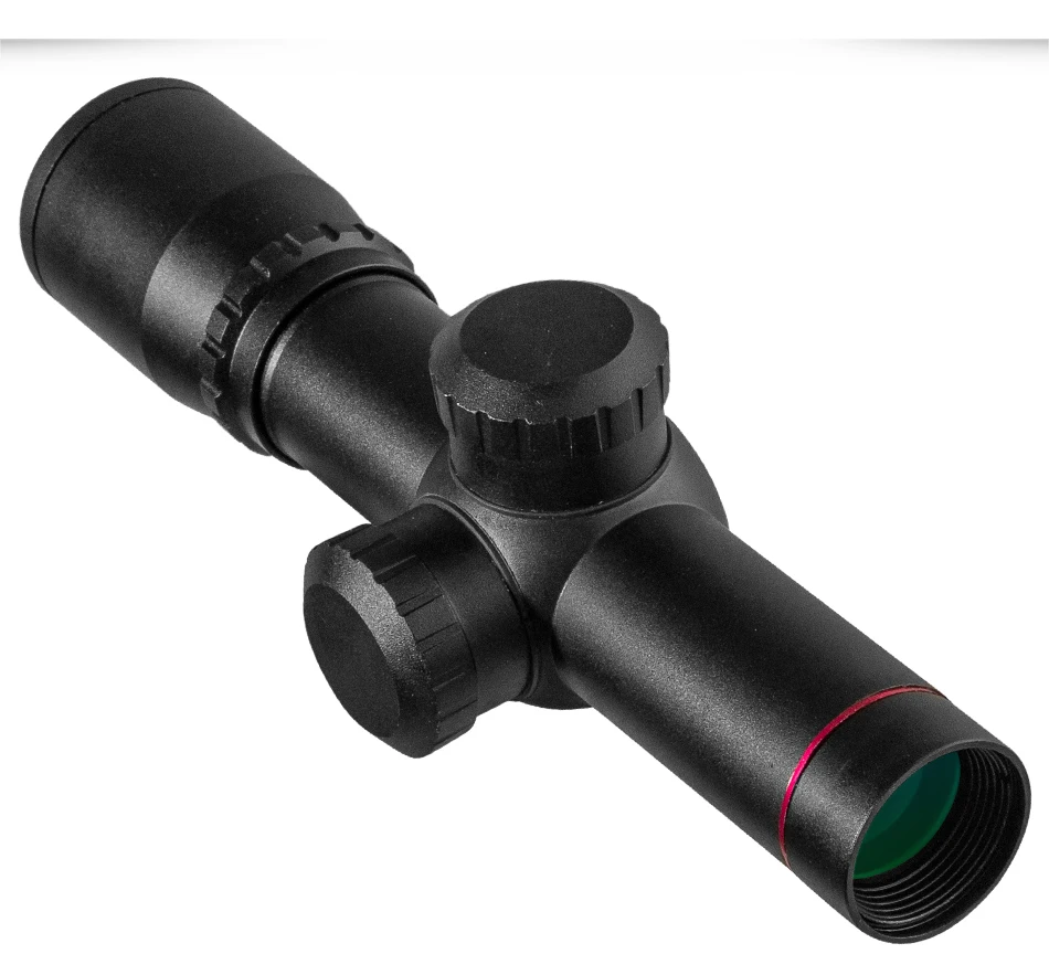 FIRE WOLF Tactical AK47 AK74 AR15 4.5x20 Mil-Dot Riflescope Hunting Red ...