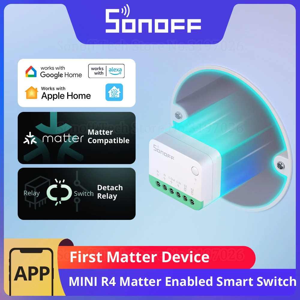 SONOFF-MINIR4M-MINI-Extreme-Wi-Fi-Smart-Switch-ESP32-Chip-Detach-Relay ...