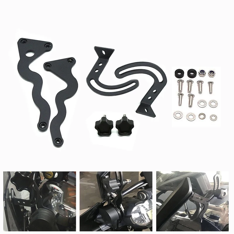 For-BMW-R1200GS-R1250GS-Windshield-Windscreen-Steel-Bracket-Mounting ...