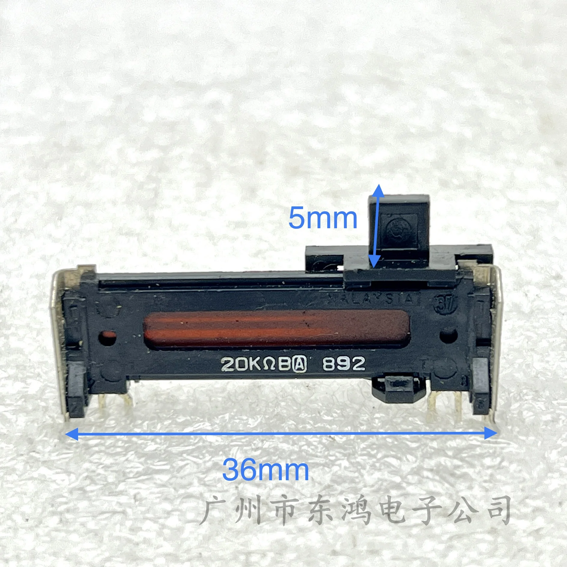 1-PCS-36mm-straight-slide-slide-potentiometer-B20K-high-and-low-pitch ...