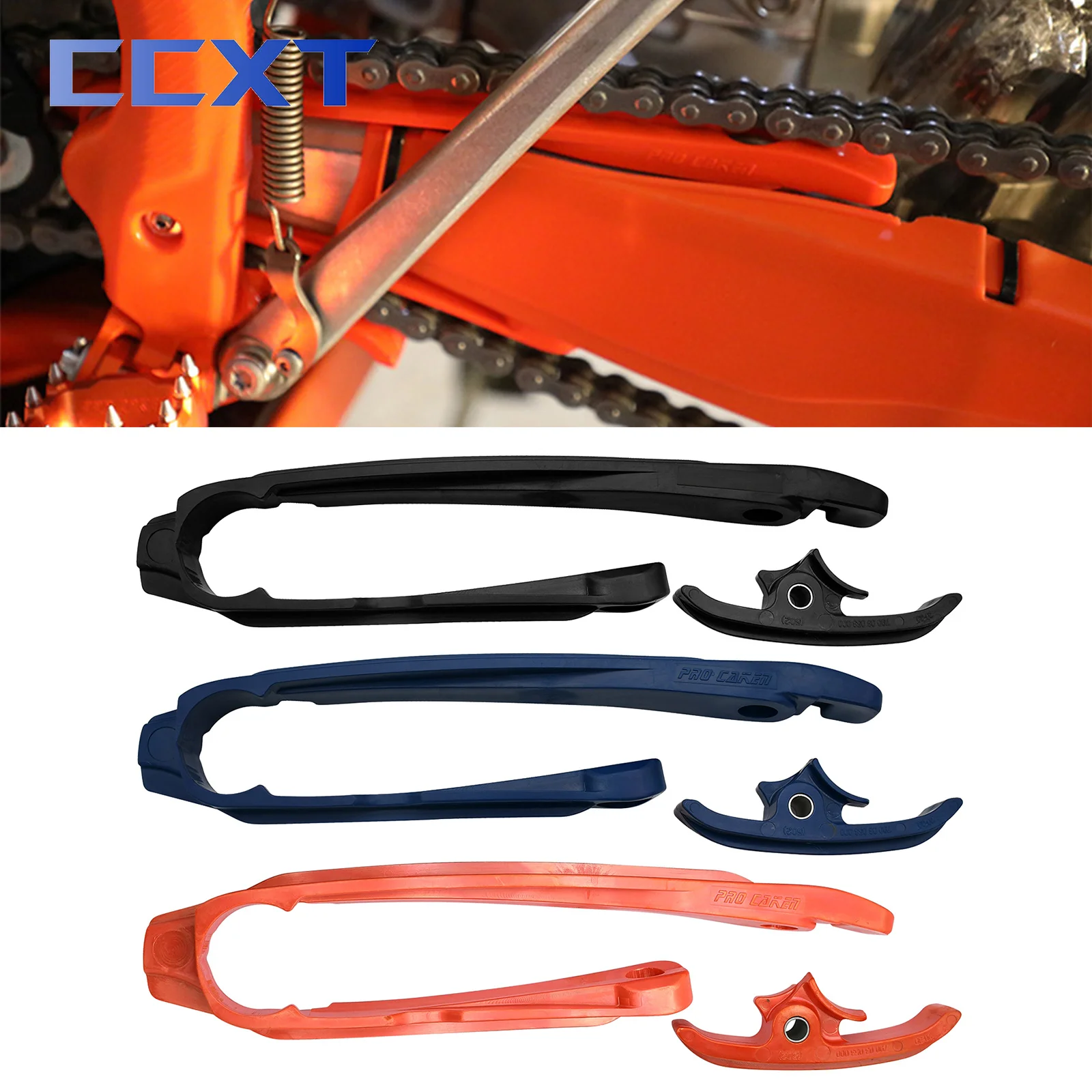 Motocross-Chain-Guide-Slider-Swingarm-Guide-For-KTM-XC125-XC150-SX125 ...
