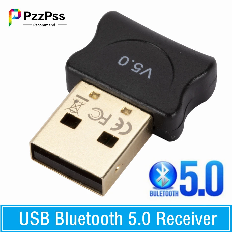 5.0 Bluetooth compatible Adapter USB Transmitter for Pc Computer ...