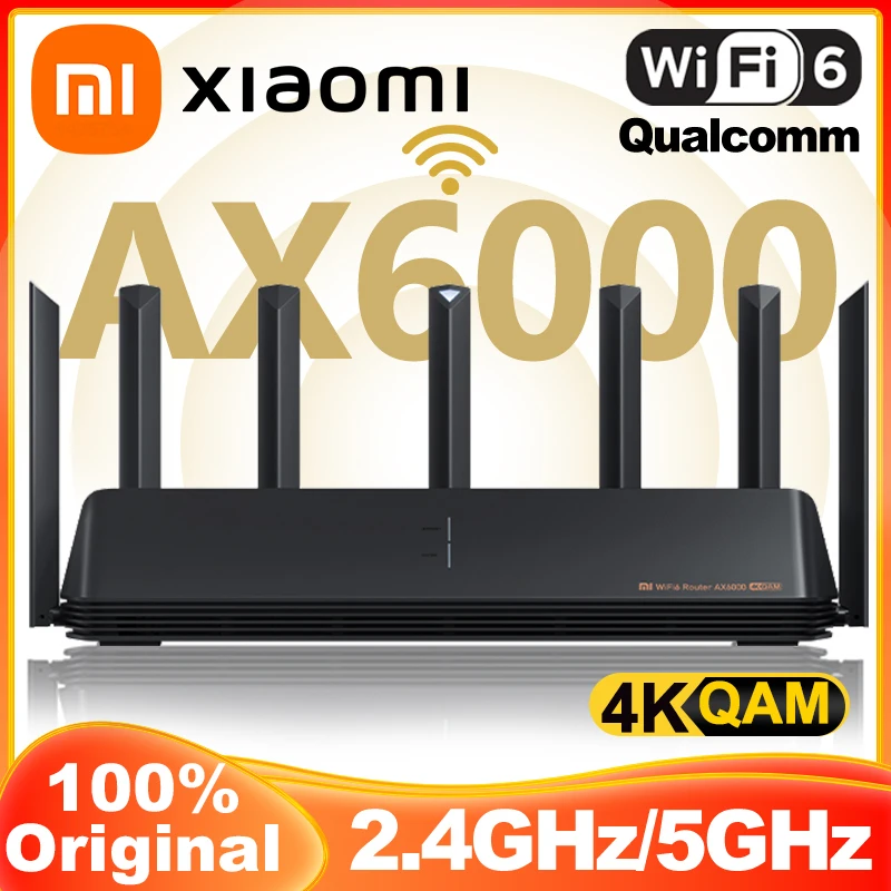 Xiaomi-AX6000-AIoT-Router-6000Mbs-WiFi6-5GHz-VPN-512MB-Qualcomm-CPU ...