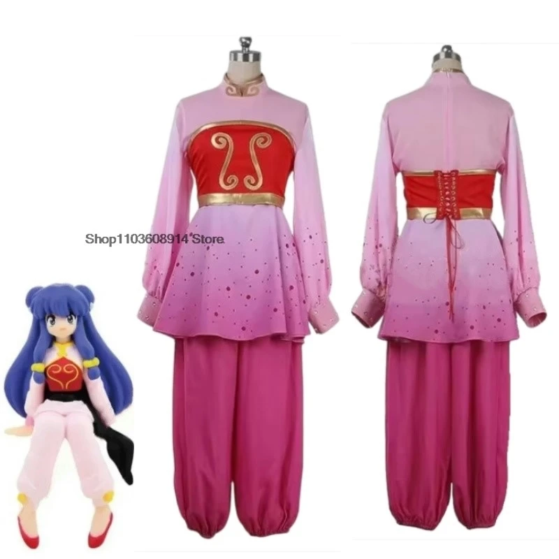 Anime-Ranma-Shampoo-Cosplay-Costume-Wig-Women-Cheongsam-Style-Stand-Up ...