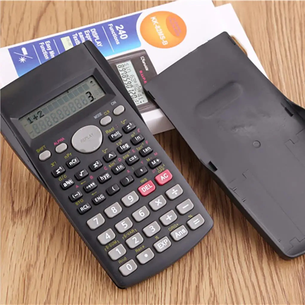 Calculatrice-scientifique-avec-couvercle-dispositif-de-calcul-ducation-durable-outil-de-calcul ...