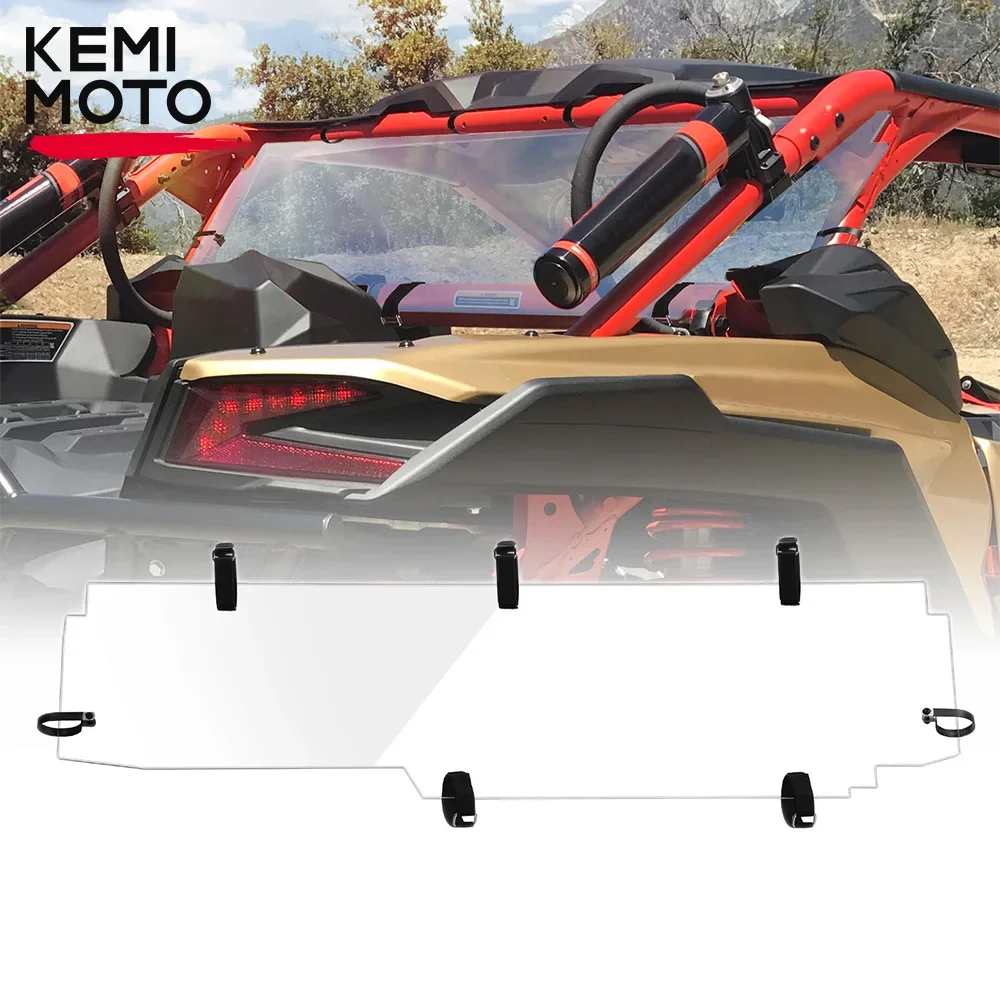 KEMIMOTO-UTV-Clear-Rear-Back-Windshield-PC-Window-715006387-for-Can-am ...