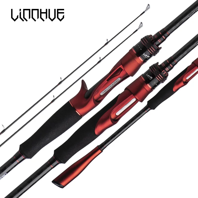 LINNHUE-Fishing-Rod-2-1m-2-4m-2-Section-Spinning-Baitcasting-Rod ...