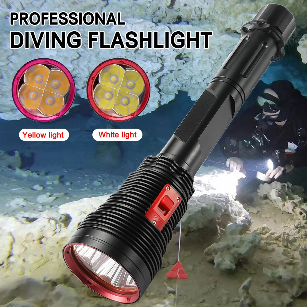 Asafee-Scuba-Dive-Canister-Torch-Diving-Flashlight-Focus-Light-Narrow ...