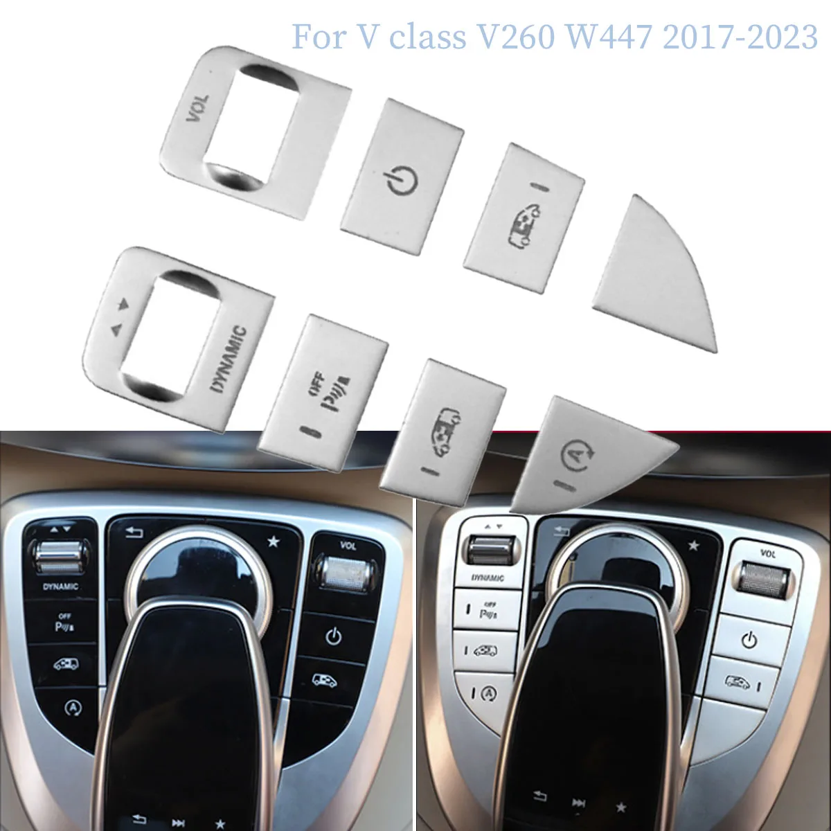 Car-Center-Console-Gear-Shift-Multimedia-Mouse-Switch-Button-Cover ...