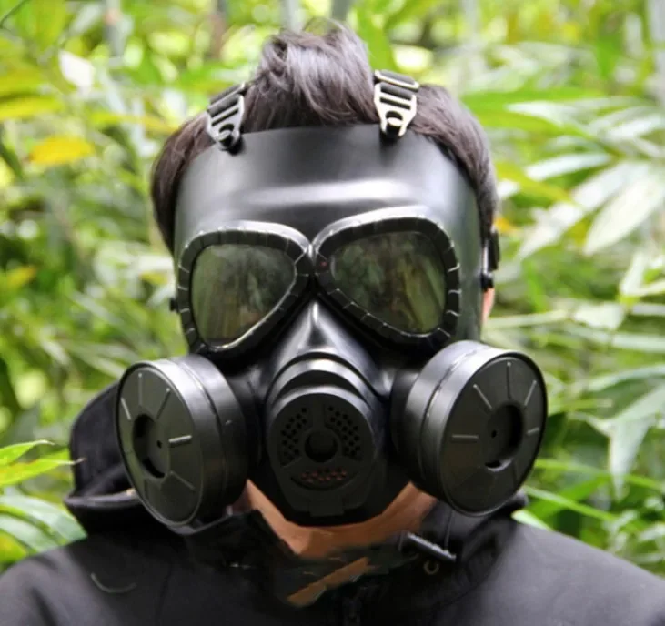 2025 Hot Gas Mask Field Tactical Anti-spittle Masks Skull Wicking Anti ...
