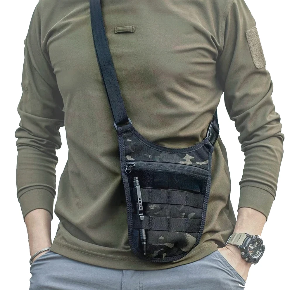 Tactical Shoulder Bag,Underarm Agent Bag,Mens Hidden Waist Bag,Molle ...