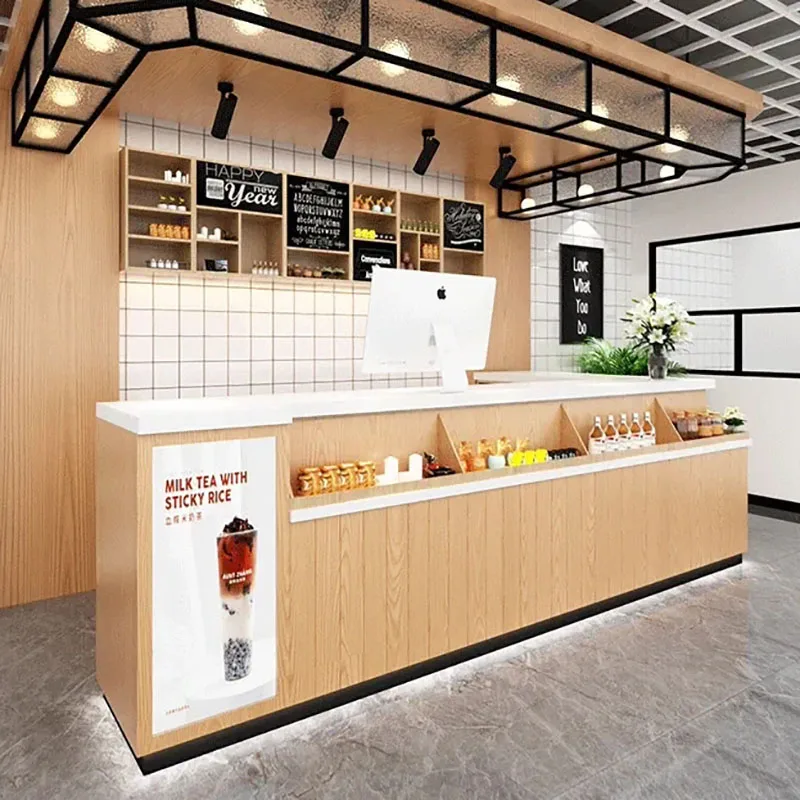 Cashier-Coffee-Shop-Reception-Desks-Office-Supermarket-Cashier-Counter ...