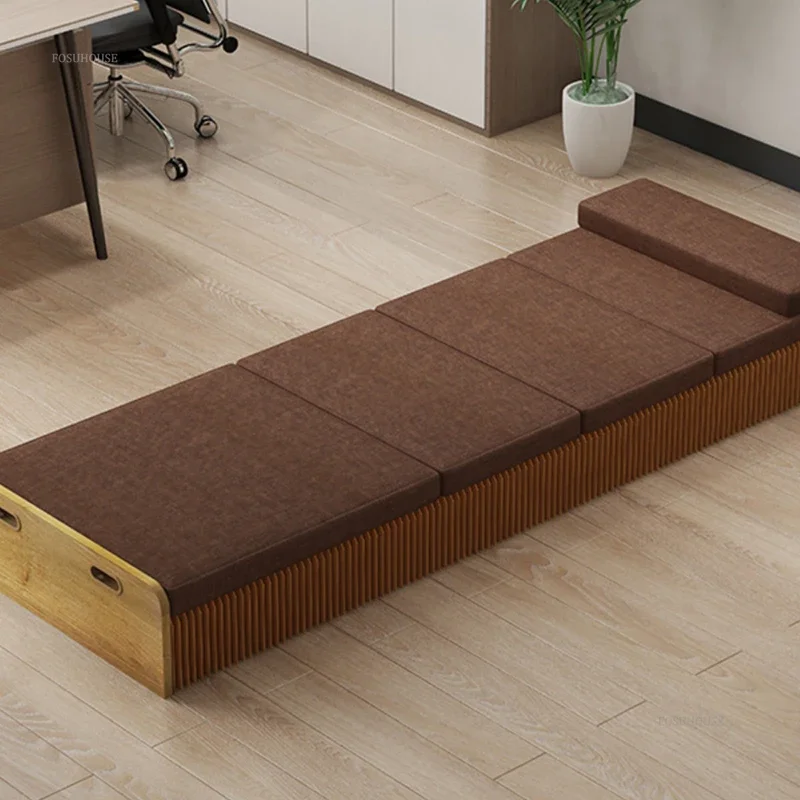 Kraft-Paper-Folding-Beds-for-Living-Room-Small-Portable-Retractable ...