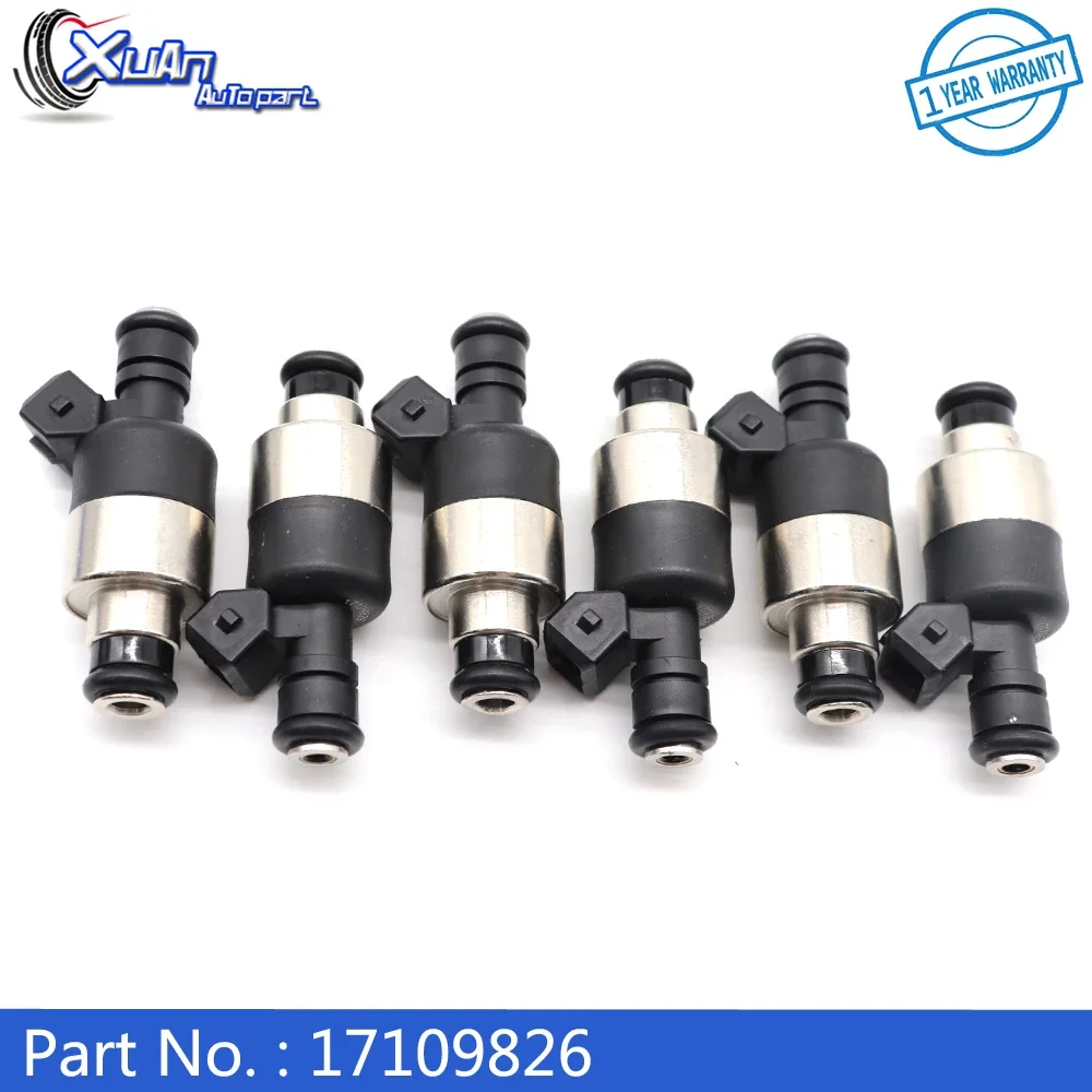 XUAN-6pcs-Car-Fuel-Injectors-Nozzle-17109826-for-Buick-Regal-Chevy ...