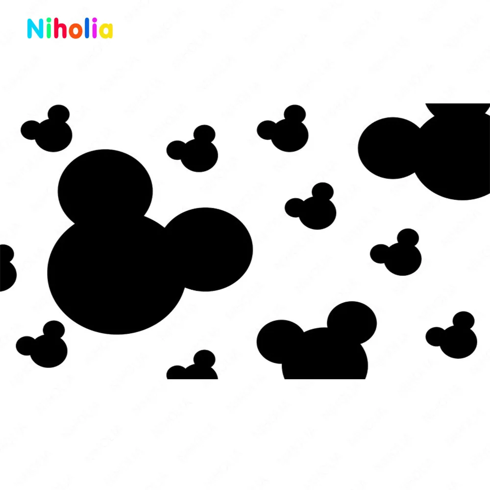 Mickey Head Side Silhouette