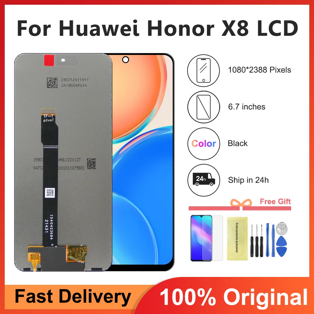 Pantalla LCD Original de 6,7 pulgadas para Huawei Honor X8, montaje de ...