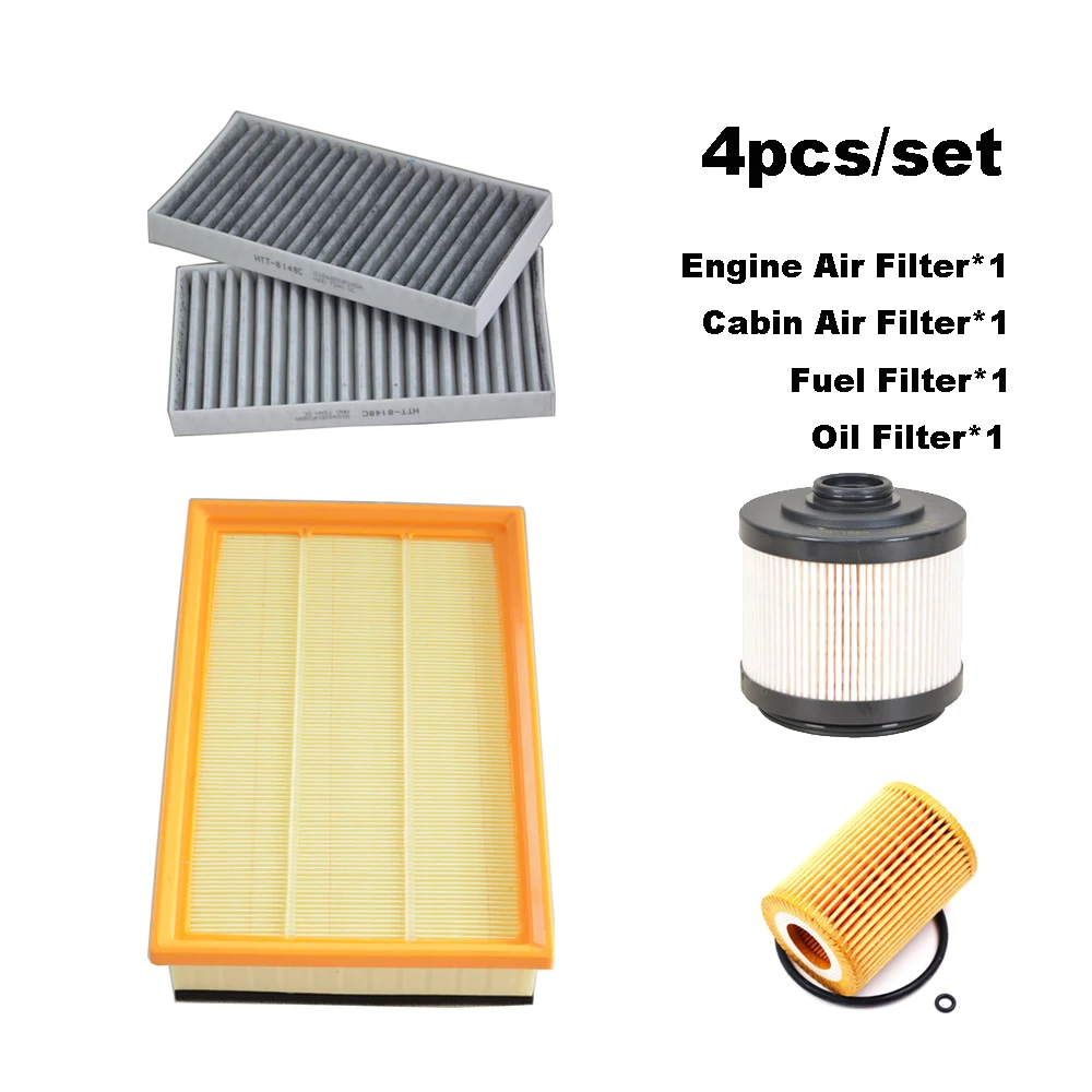 4pcs-Filter-Set-For-GREAT-WALL-WINGLE-5-7-2-0TDI-Diesel-2021-2023 ...