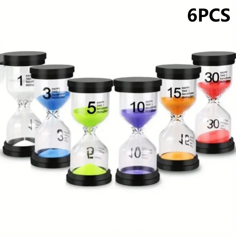 6/1PCS 1/3/5/10/15/30 Hourglass Minutes Sand Watch Sandglass Timer ...