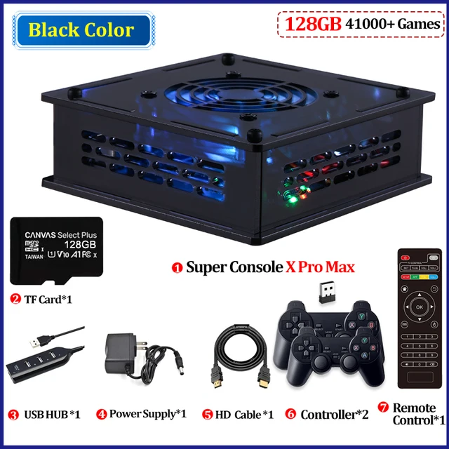Super Console X Pro Max Dual System 4K HD Video Game Console Support ...