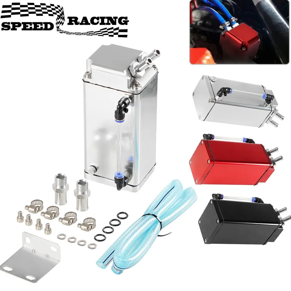 Universal-Aluminum-Racing-Oil-Catch-Tank-Can-Engine-Reservoir-Tank-With ...
