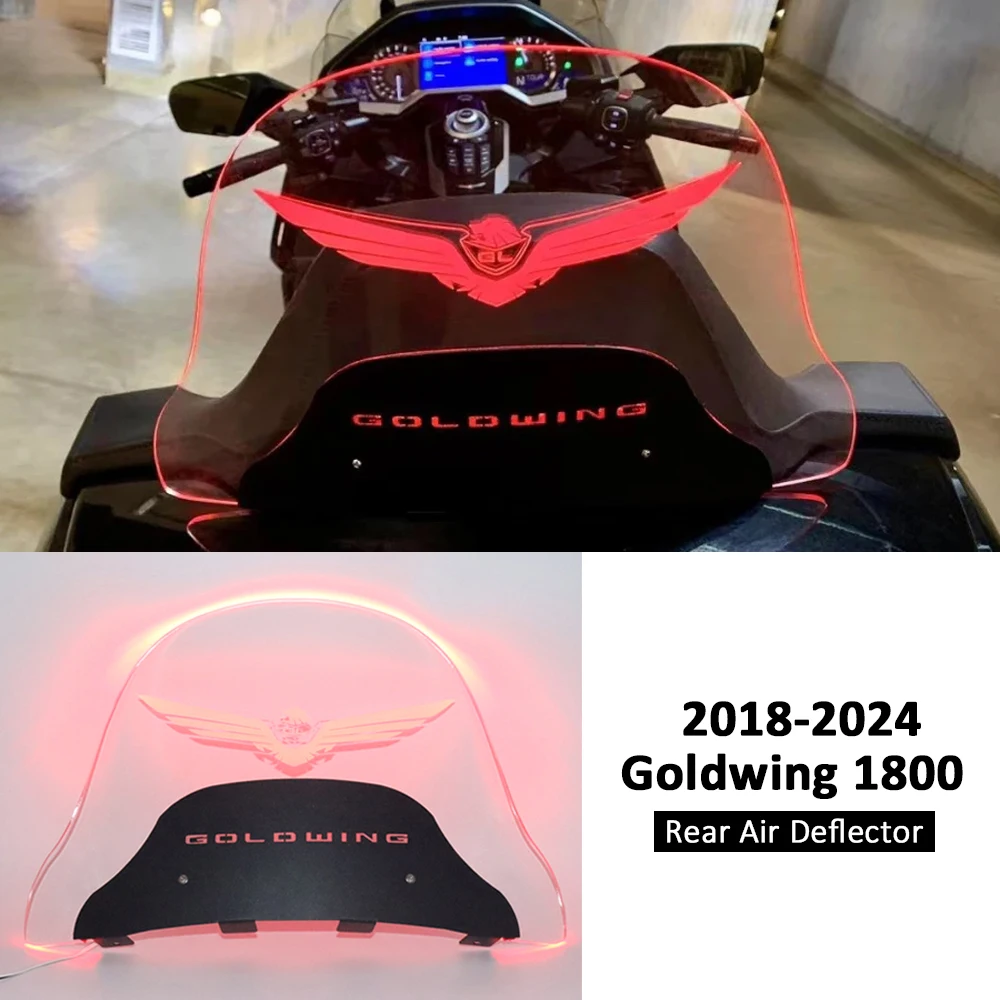 New-Motorcycle-Rear-Deflector-GoldWing-1800-GL1800-Tuning-Accessories-Rear-Windshield-Spoiler ...
