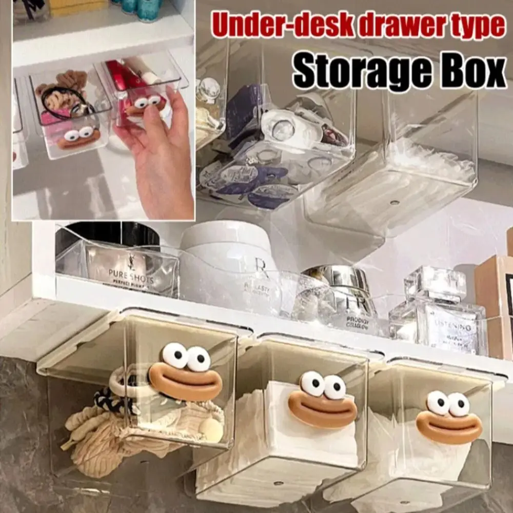 Creative-Drawer-Type-Storage-Box-Pull-Out-with-Sausage-Lip-Shelf-Self ...