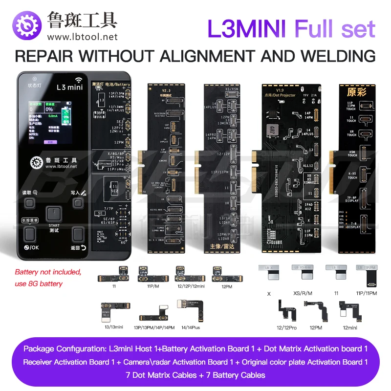 Luban-L3mini-Face-ID-True-Tone-Battery-Programmer-for-iPhone-X-14-Pro ...