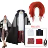 Shanks Costume - One Piece Cosplay Shirt, Pants, Cloak & Wig