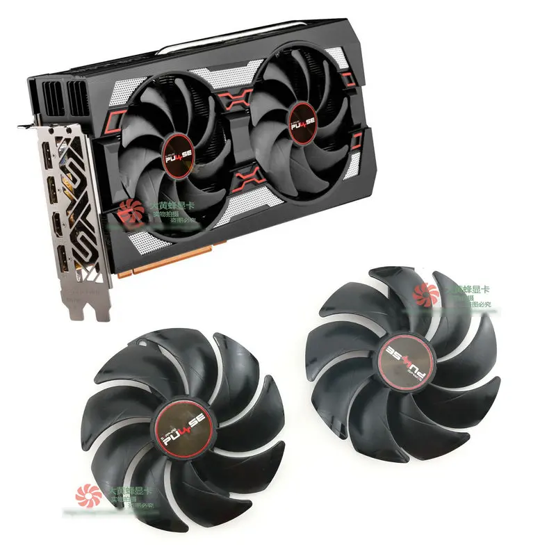 for Sapphire RX5500XT RX5600 RX5700XT Graphics Video Card Cooling Fan ...