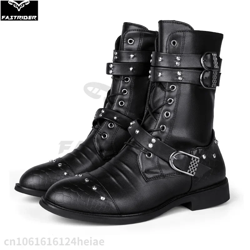 New-Mid-Barrel-Boots-Honorary-Boots-Motorcycle-Men-s-Performance-Boots ...
