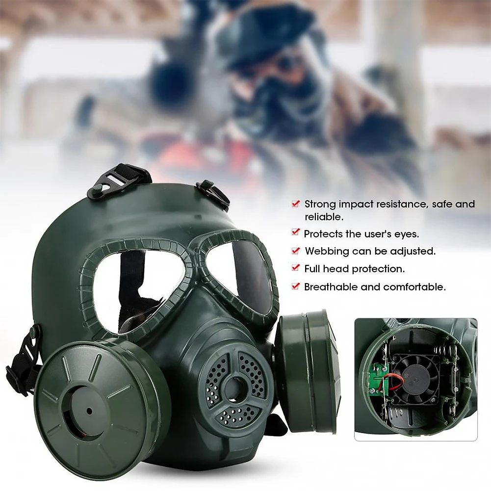 Airsoft Gas Mask | Respirator Mask | Electric Fan Covers - Protective ...
