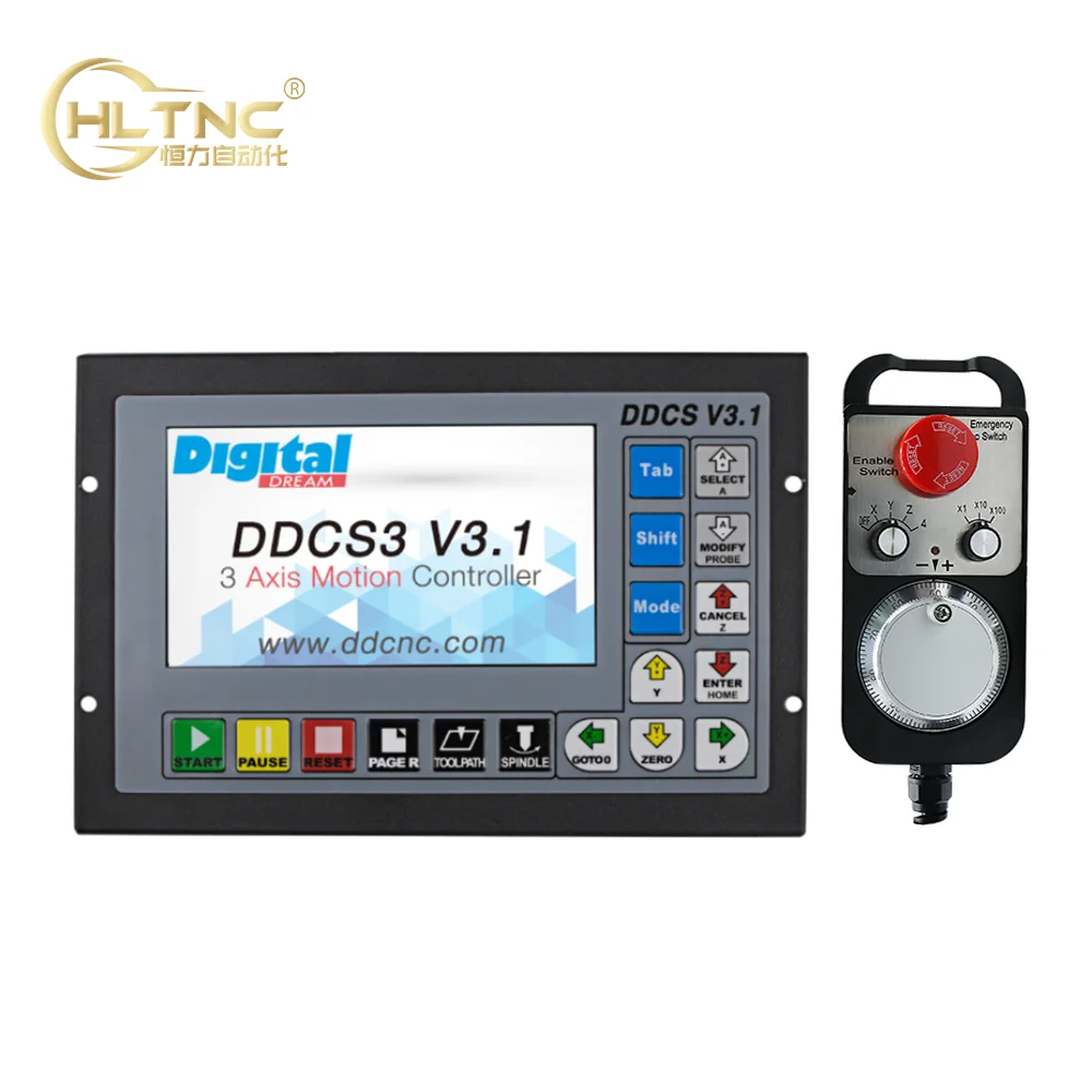 Controlador de movimiento independiente DDCSV3.1 sin conexión, volante MPG de 100 pulsos, botón ...