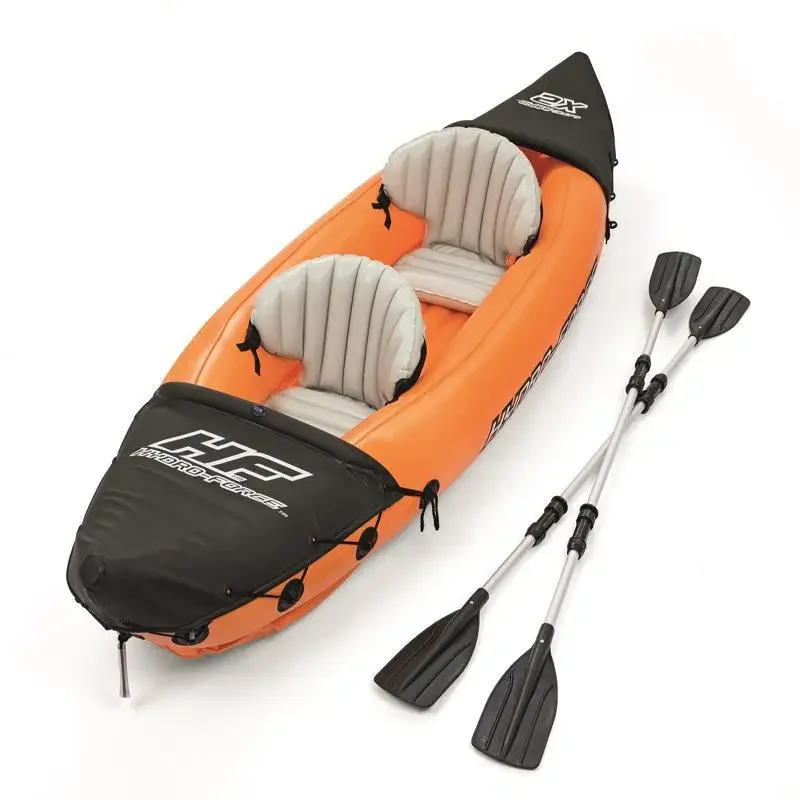Inflatable Kayak Fishing Boat Portable Water Sport With Paddle Pump And ...
