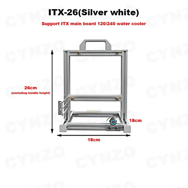 EATX ATX Gamer Cabinet Rack ITX MATX Open PC Case Frame DIY Water ...