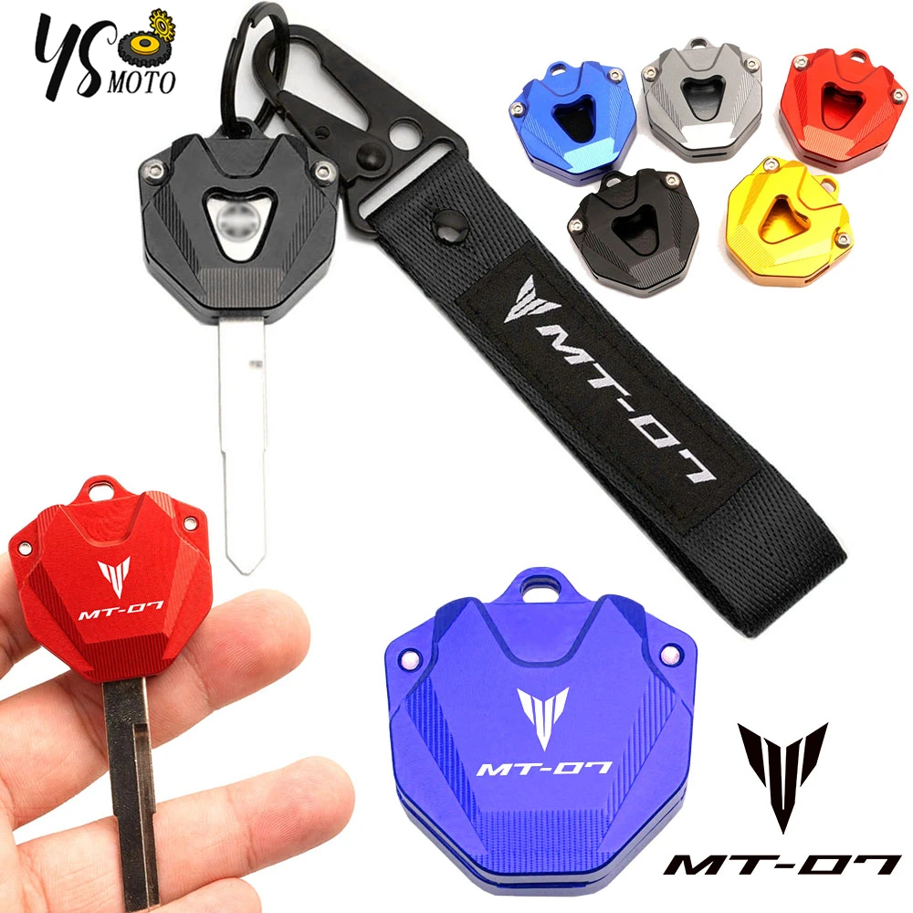 For-Yamaha-MT07-MT-07-FZ-07-2014-2022-New-Motorcycle-CNC-Key-Cover-Case ...