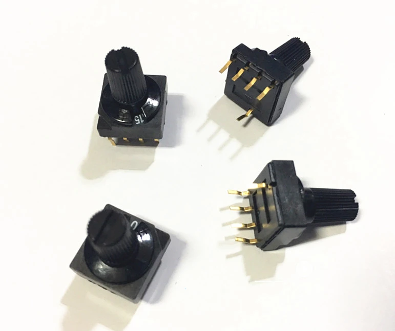 Encoding switch 16 gear 0 F rotary dial switch 4:1 with cap SC 1110W 9 ...