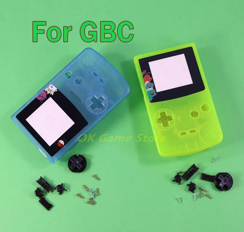 Funda-fluorescente-para-Gameboy-GBC-carcasa-luminosa-de-Color-azul-y ...