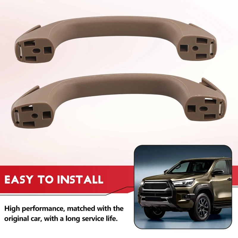 1 par de manijas de agarre de techo para camioneta Toyota Hilux Vigo SR ...