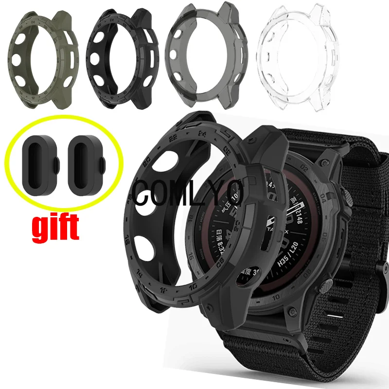 For-Garmin-Tactix-7-Pro-Enduro-2-Fenix-7X-Case-TPU-Bumper-Protective ...