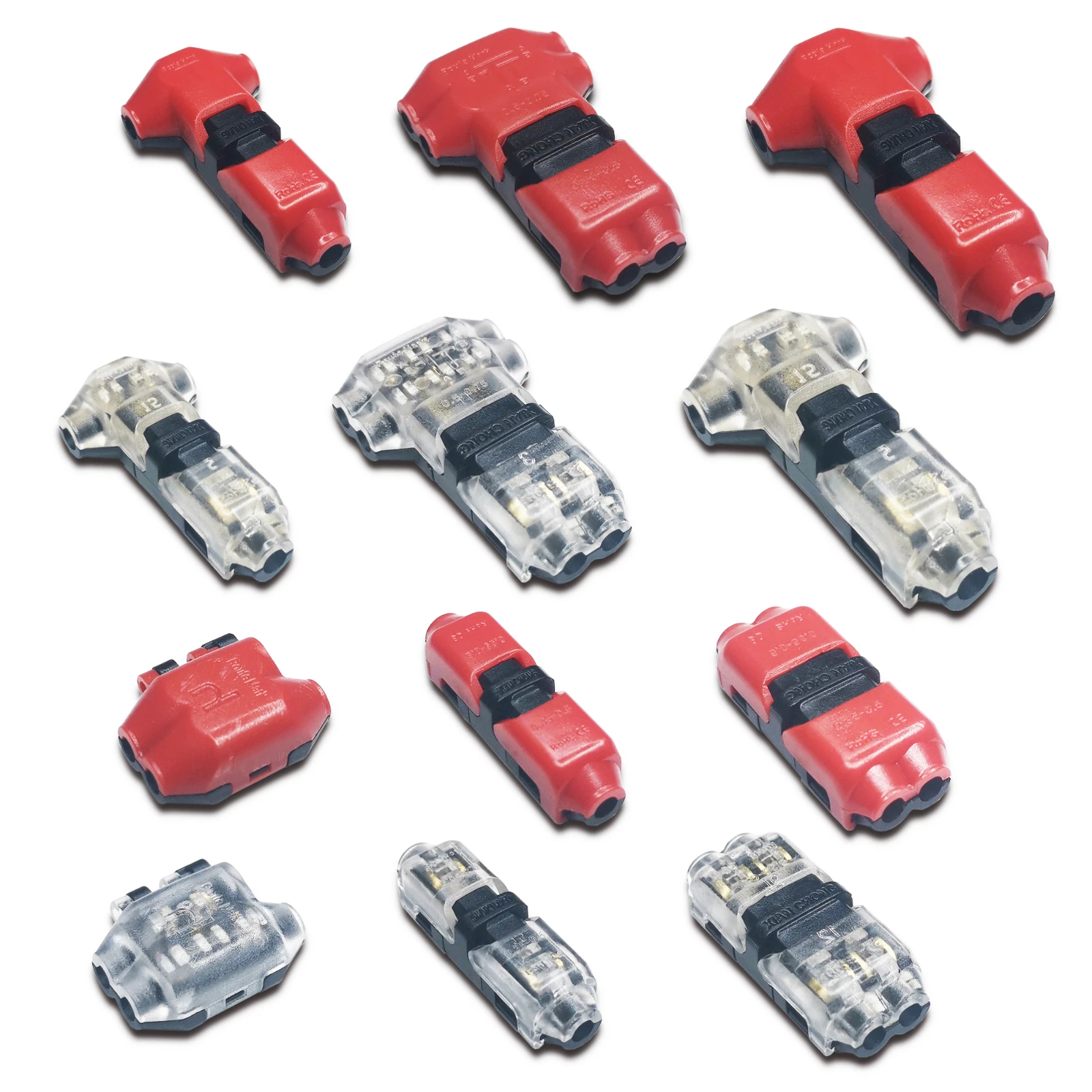 Wire Connector T type Quick Splice Electrical Cable Crimp Terminals for ...